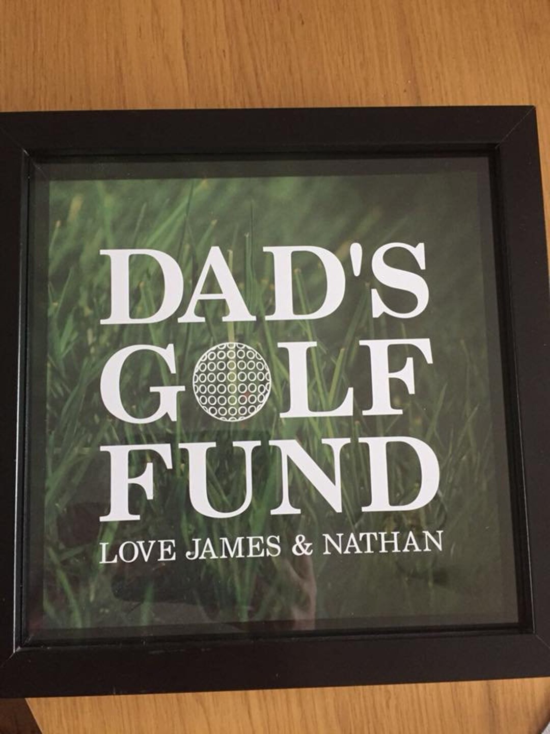 Personalised Dad'd Golf Fund Money Box - Etsy