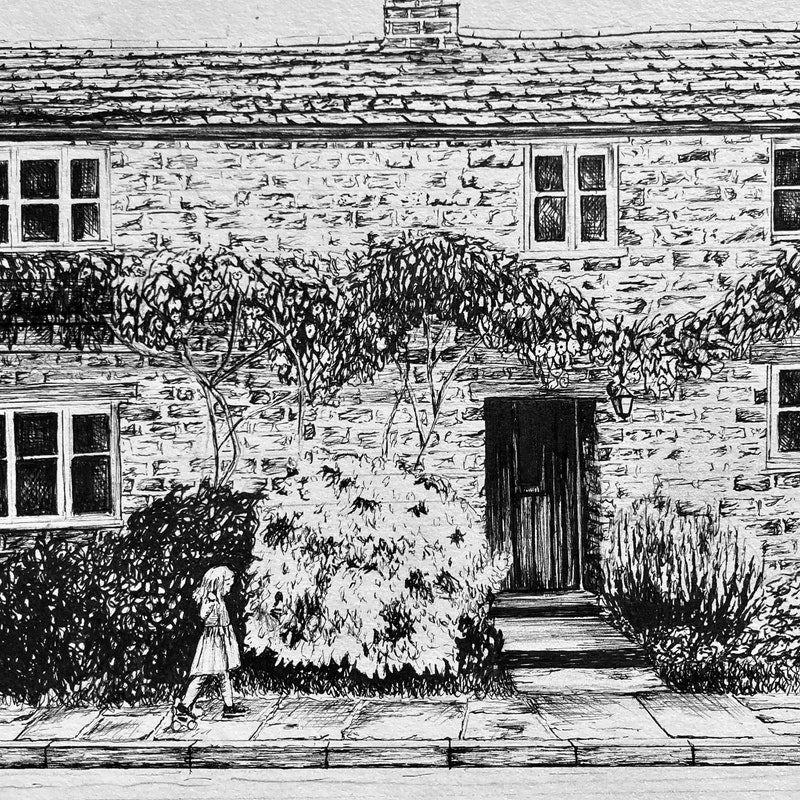 Custom House Drawing - Etsy