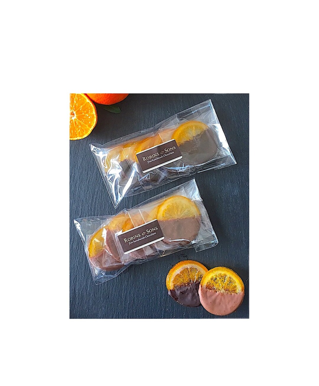Chocolate ORANGE SLICES - Individually Wrapped Whole Candied Orange ...
