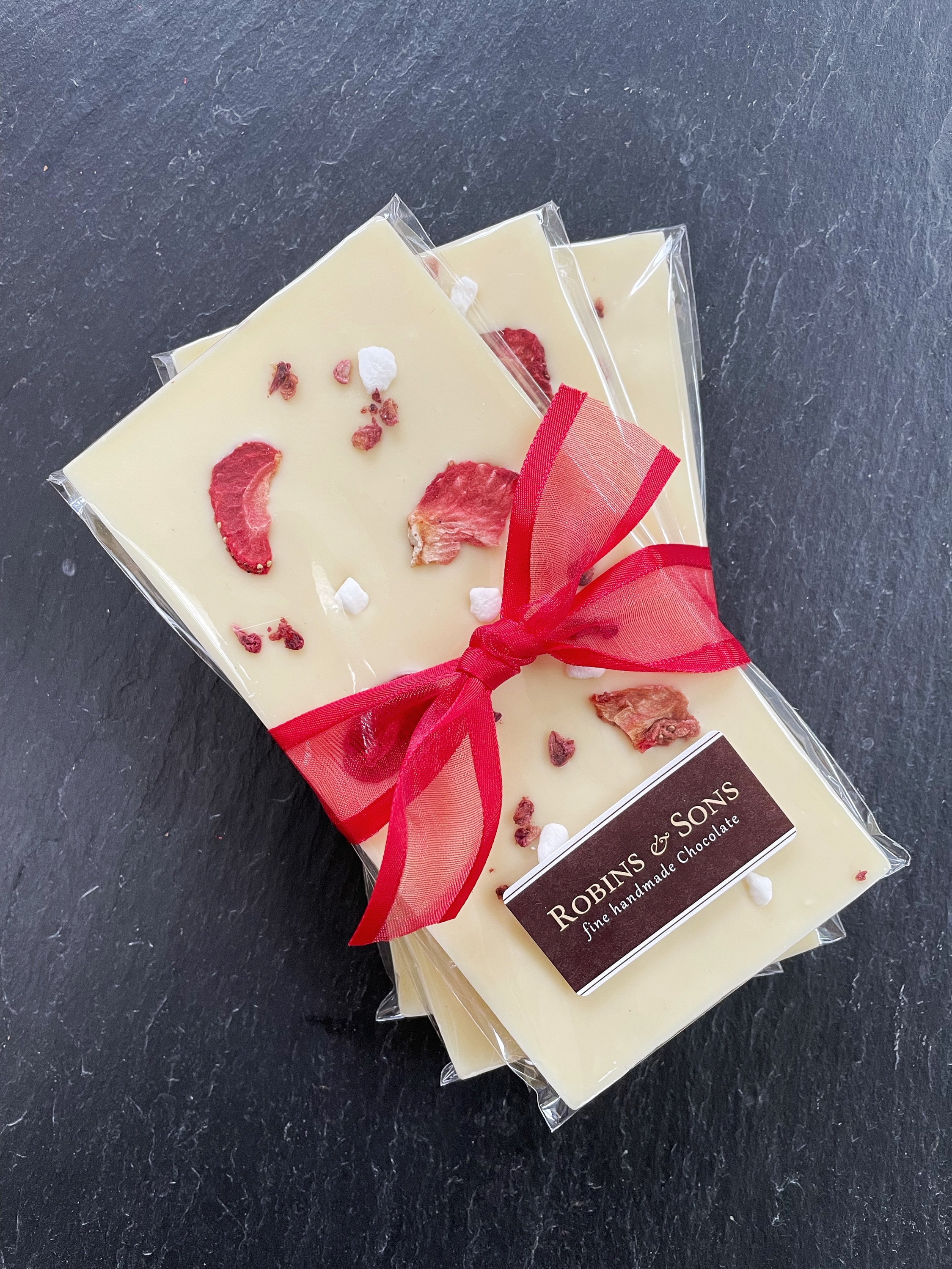 3 X VERY BERRY White Chocolate Bars With Strawberries - Etsy