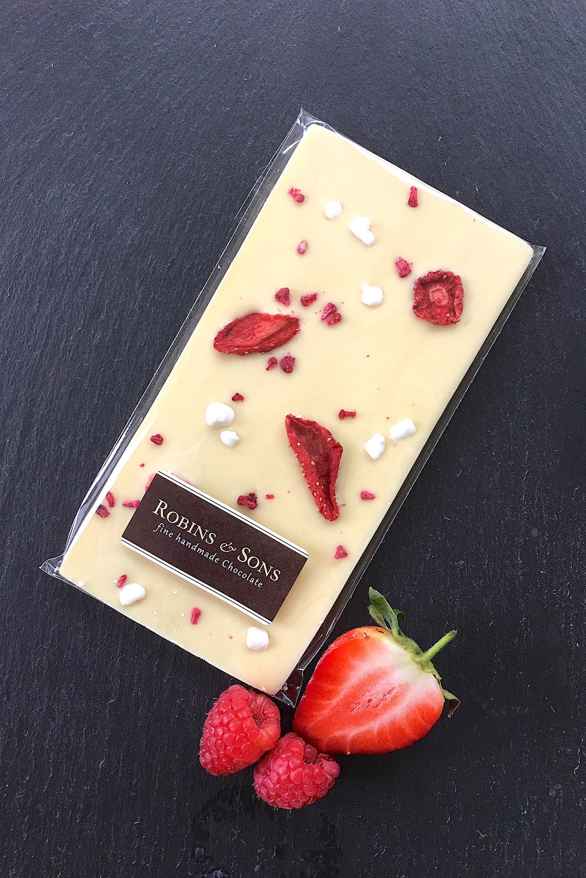 3 X VERY BERRY White Chocolate Bars With Strawberries - Etsy