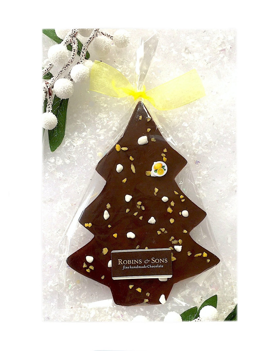 Dark Chocolate LEMON Christmas Tree With Sicilian Lemon Oil and ...