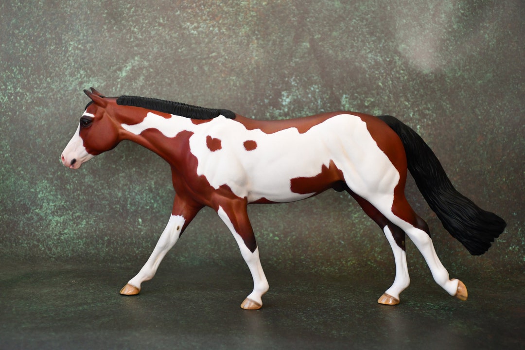 Custom Painted Breyer Horse Bay Paint - Roxy - Traditional Scale - Etsy