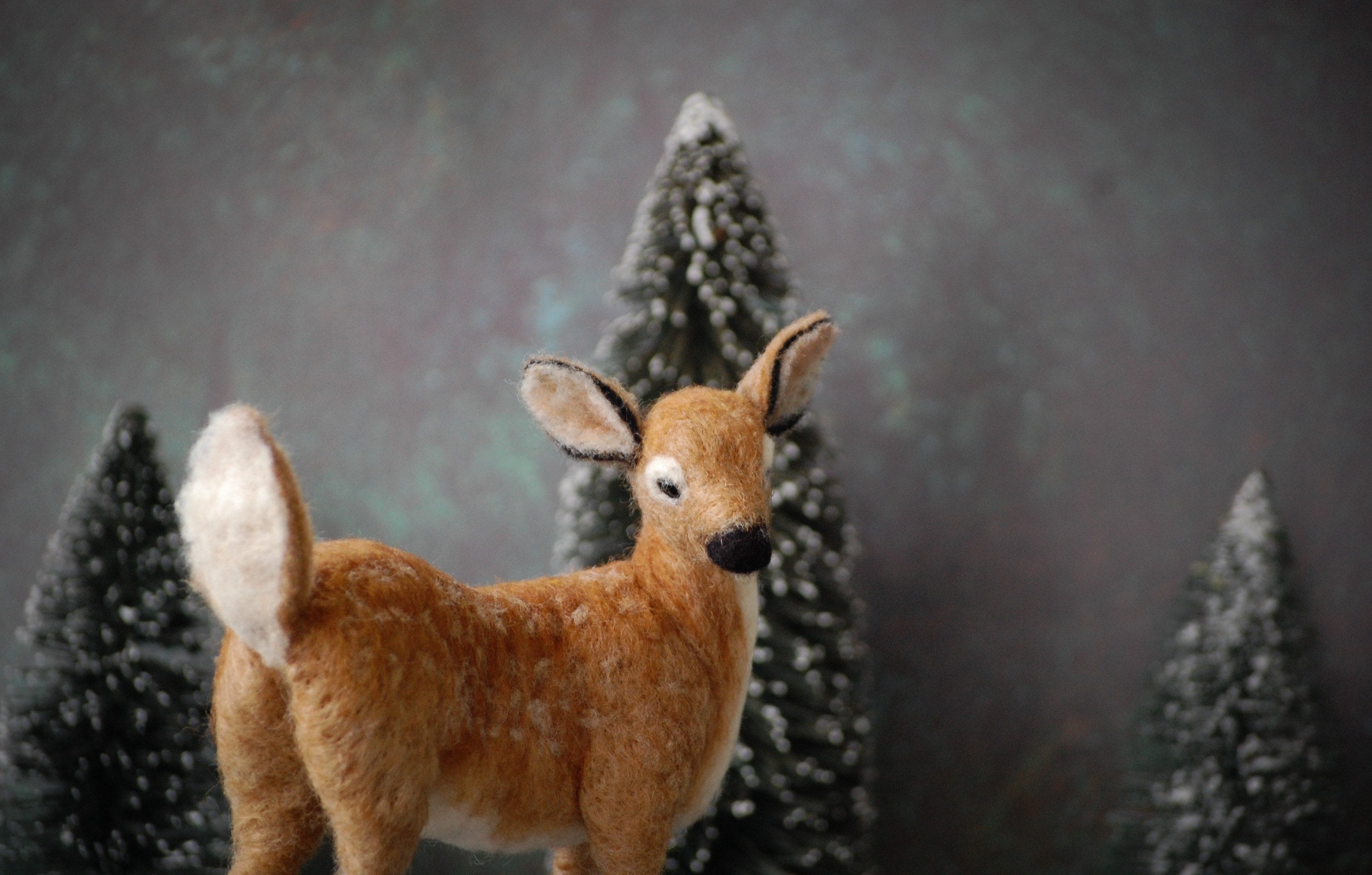 Needle Felted Fawn Deer Made to Order Wool Animal | Etsy