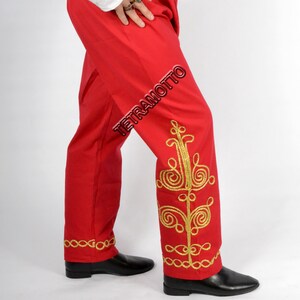 Red Turkish Shalwar Ethnic Dancer Trousers SS7460 - Etsy