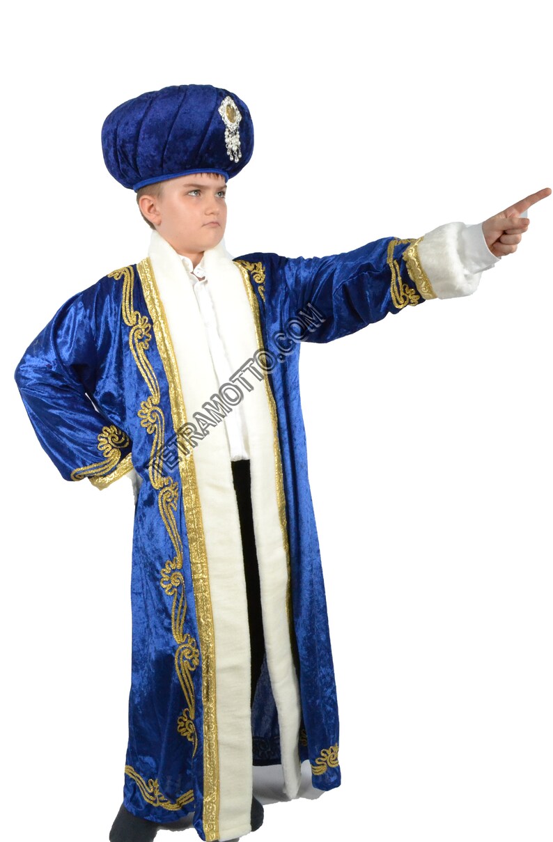 Blue Ottoman Sultan Costume Child Boy Costume for Kids MC8036 - Etsy