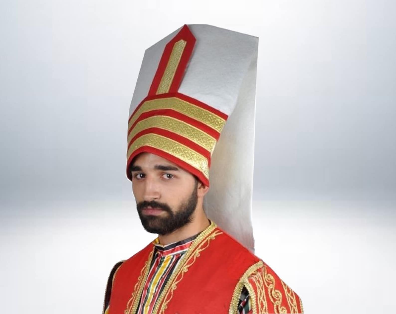 1 Janissary Hat 1 Ottoman Vest Waist Waistcoat DANCER DANCE | Etsy