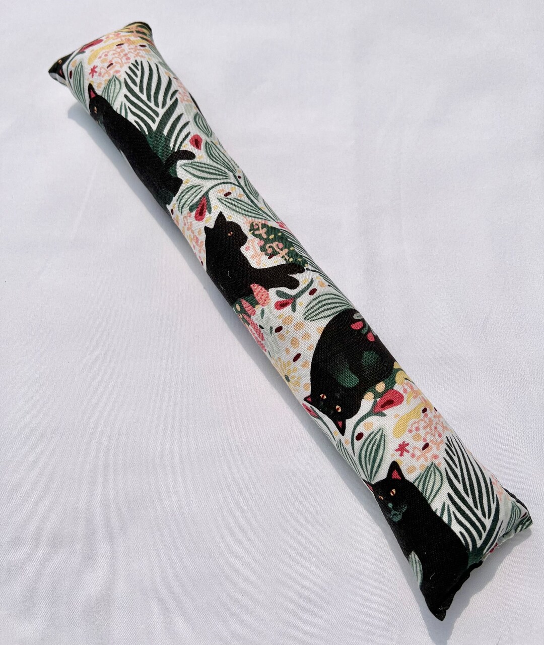 Black Cats and Plants Fabric Kick Stick Catnip Cat Toy, Kicker Gift ...