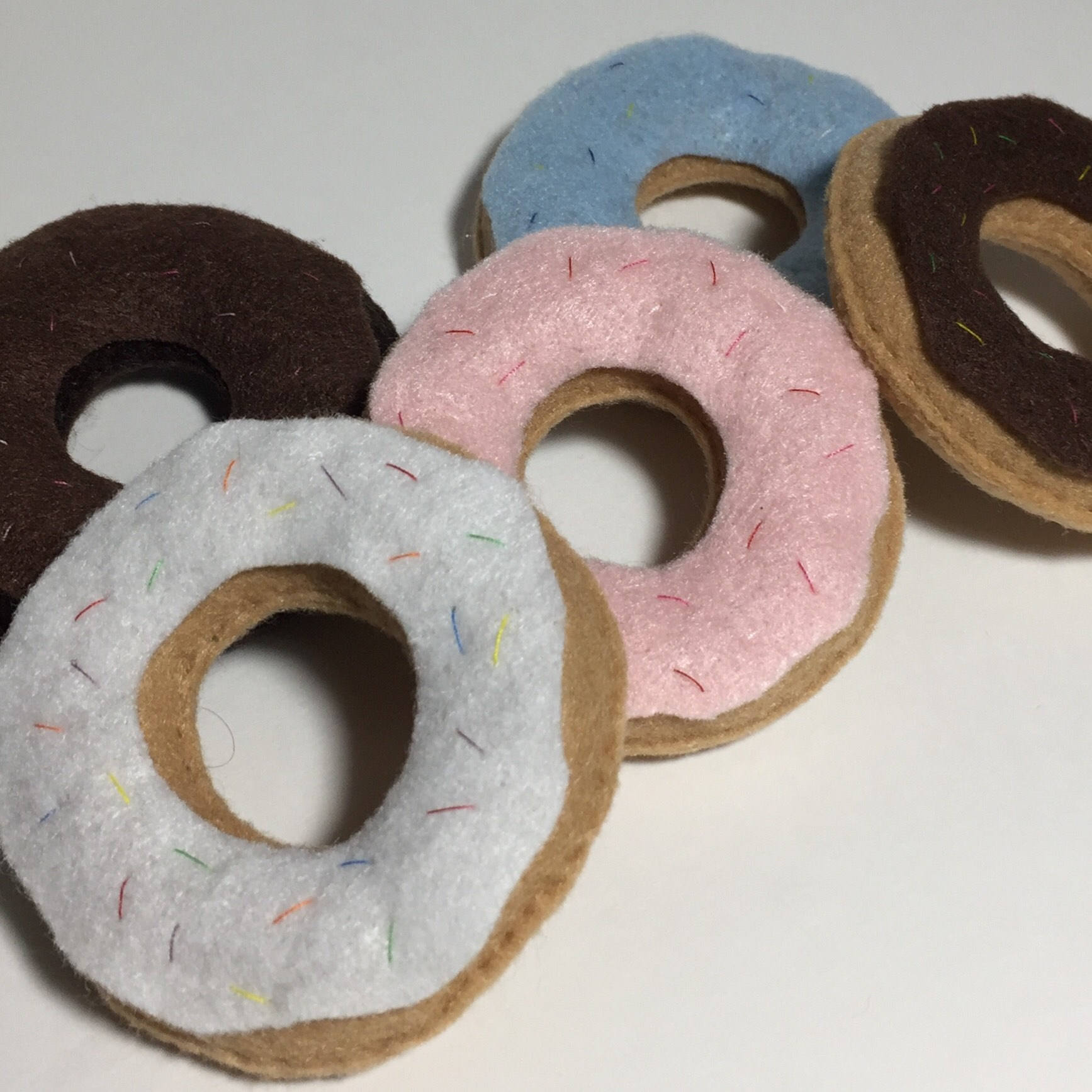 Felt Donut Catnip Cat Toy Sprinkle Food Snack Dessert | Etsy