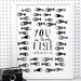 You Are the Only Fish in the Sea Print - Fish Pattern - Romantic Print ...