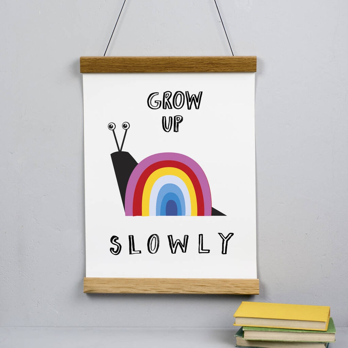 Grow up Slowly Print - Childrens Print - Childrens Room Decor - Nursery ...