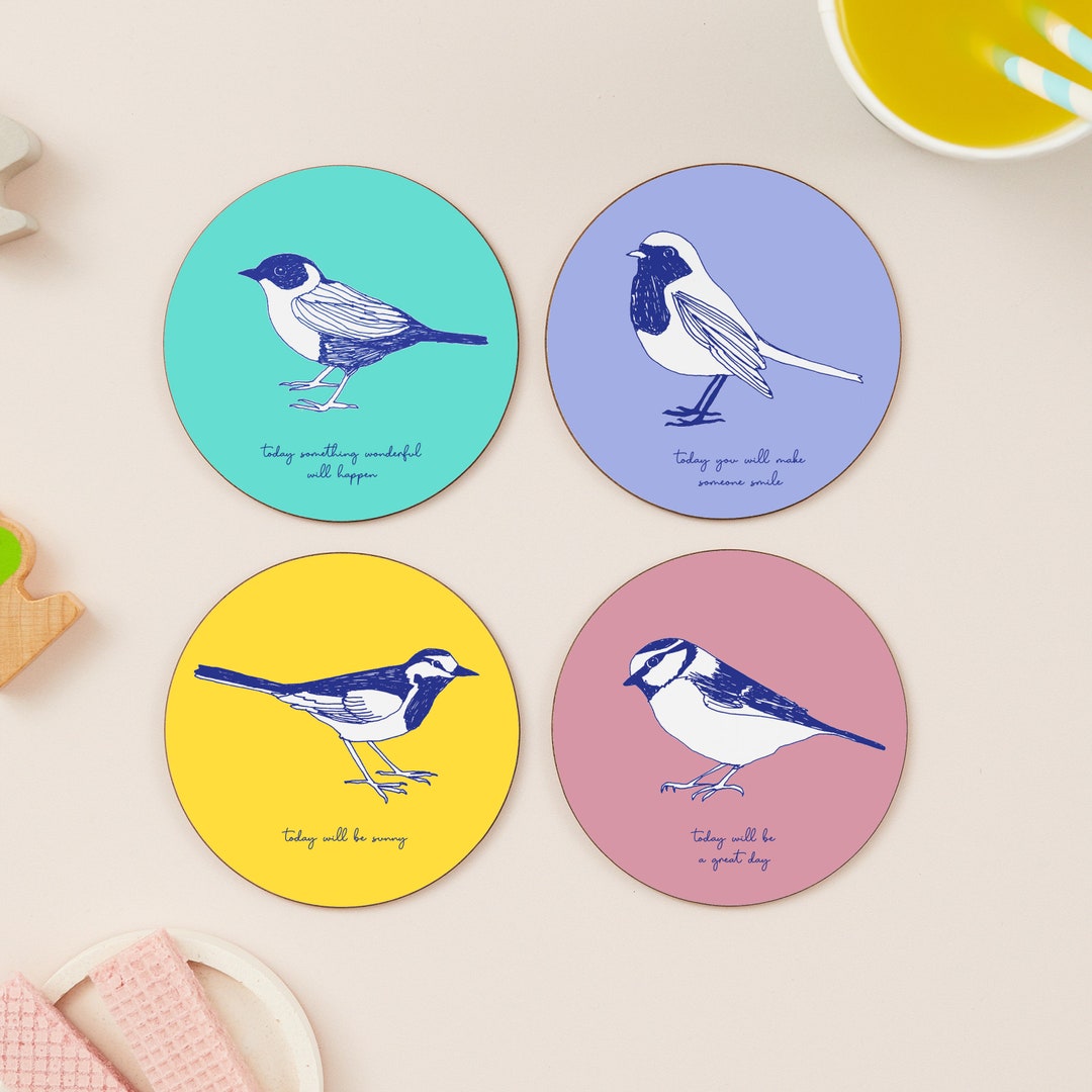 Bird Collection Set of Four Coasters - Table Ware - Coaster - Birds ...