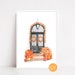Art Print Fall Door Pumpkins Fall Decor Fall Door - Etsy