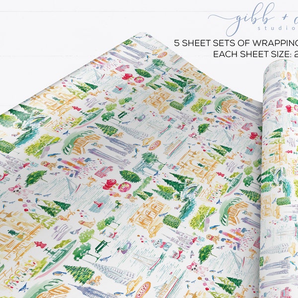 Wrapping Paper Station - Etsy