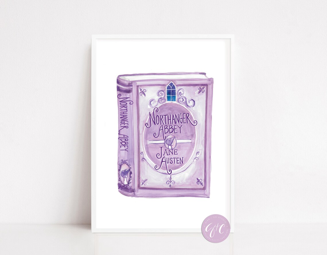Jane Austen Fan Art Northanger Abbey Quote Vintage Book - Etsy