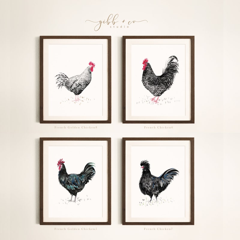 Chicken Art - Etsy