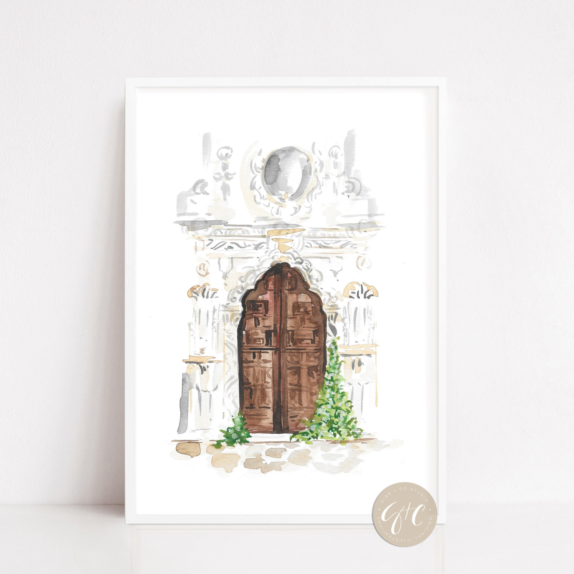 Art Print Architectural Storybook Door Wood Door - Etsy