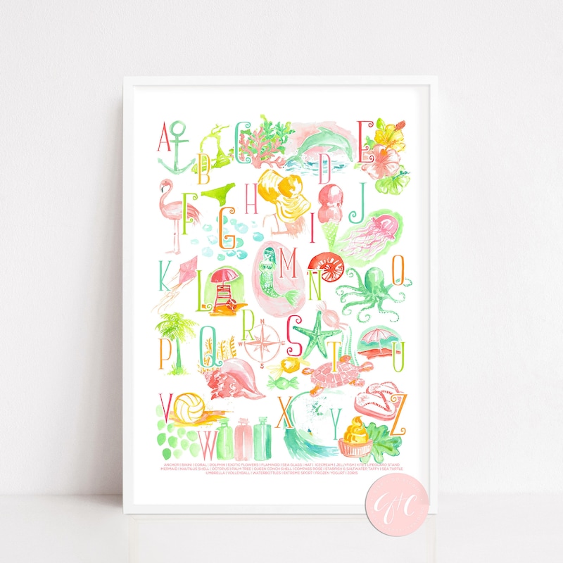 Alphabet Art - Etsy