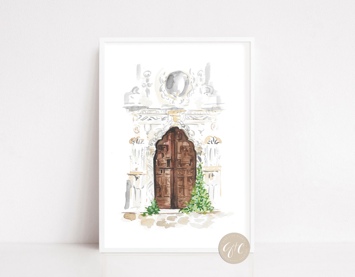 Art Print, Architectural, Storybook, Door, Wood Door, Housewarming Gift ...