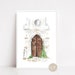 Art Print, Architectural, Storybook, Door, Wood Door, Housewarming Gift ...