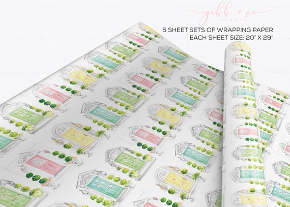 Charleston Doors Wrapping Paper Charming Charleston Wrapping | Etsy