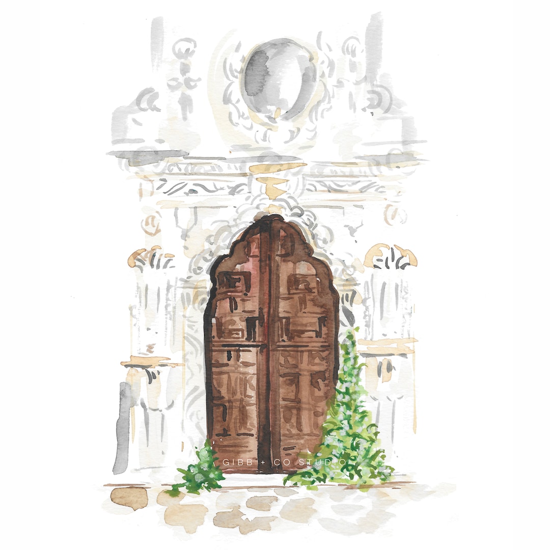 Art Print, Architectural, Storybook, Door, Wood Door, Housewarming Gift ...