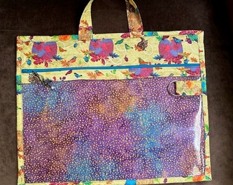 Quilted Needlework Project Bag - Etsy
