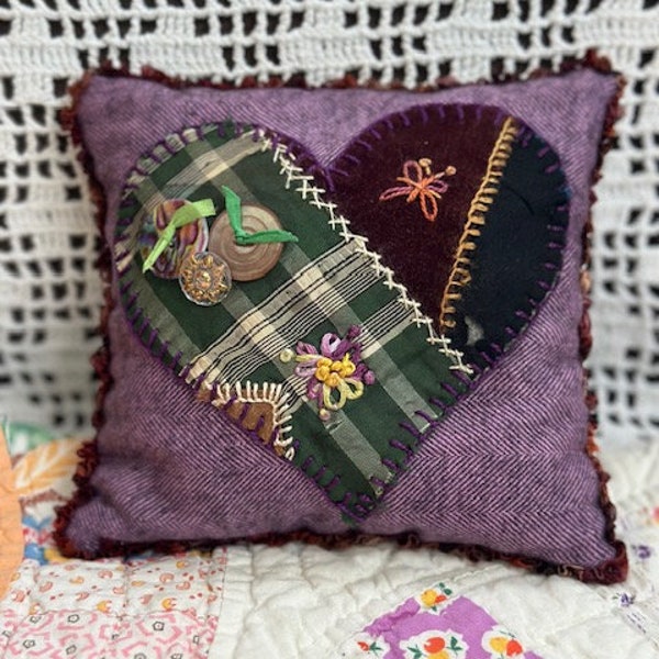 Heart Pincushion - Etsy