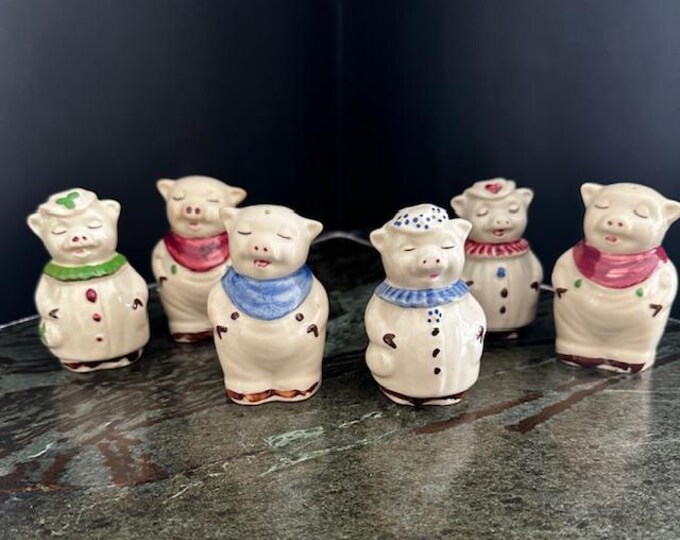 Shawnee Smiley Pig Salt and Pepper Shaker Sets - Etsy