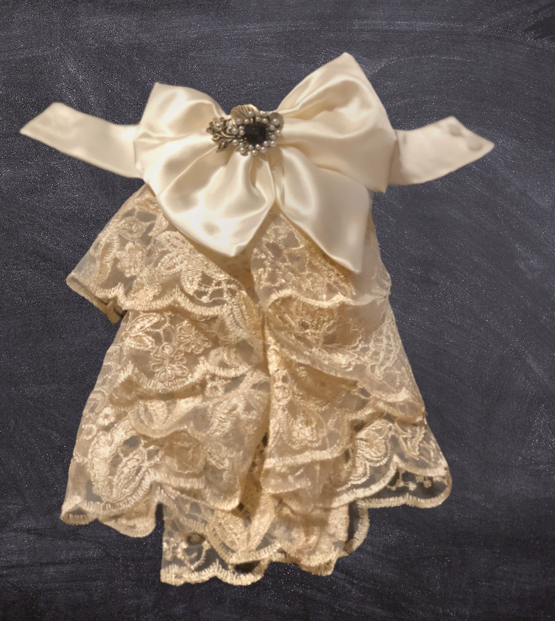 Unisex Satin & Lace Detachable Ruffles - Etsy
