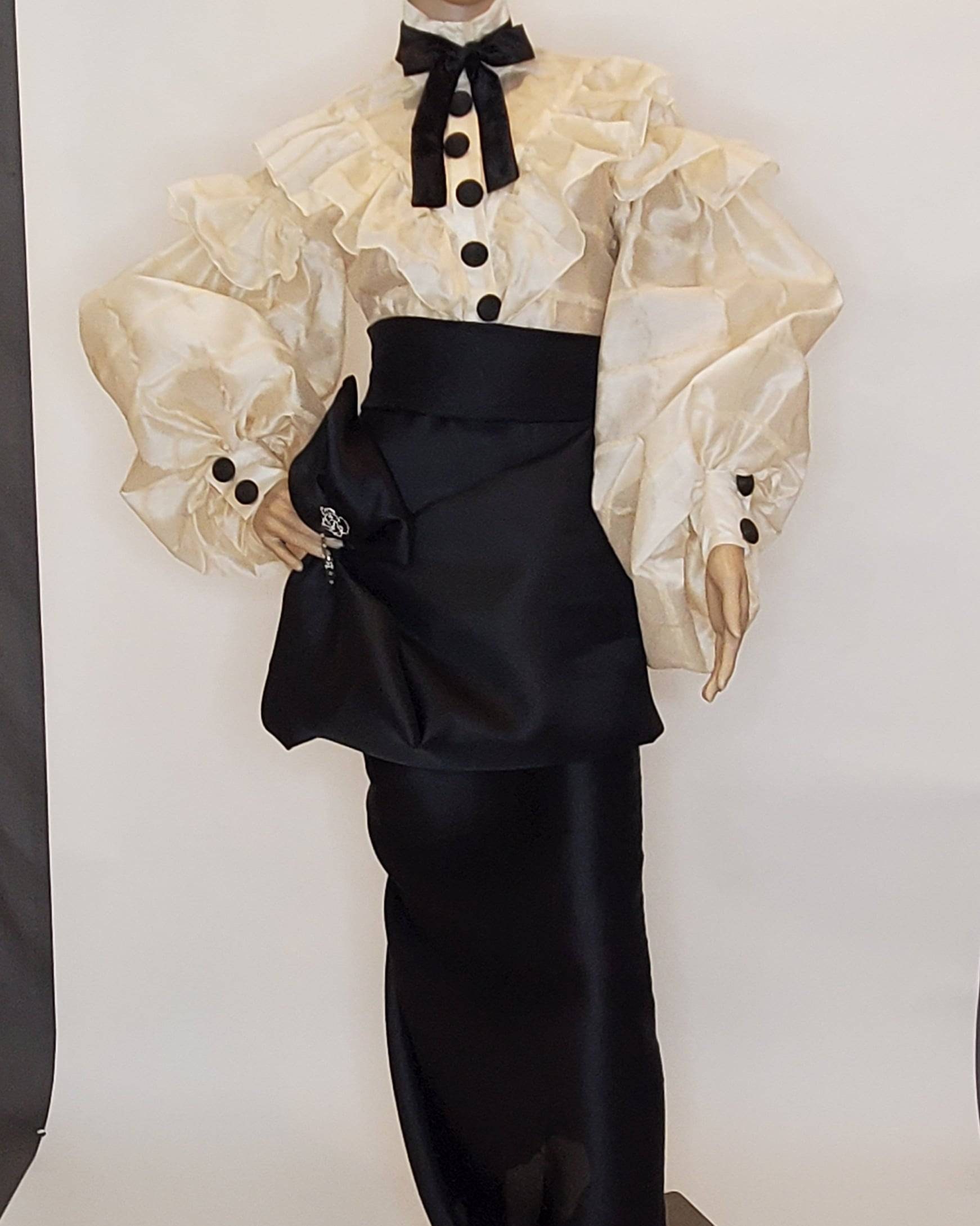 Ruffles Silk Blouse in Sizes XS S M L XL 2XL 3XL 4XL - Etsy