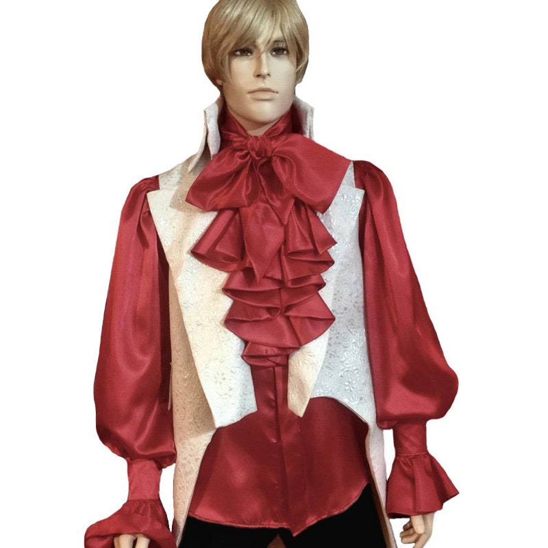 Ruffle Collar Shirt - Etsy