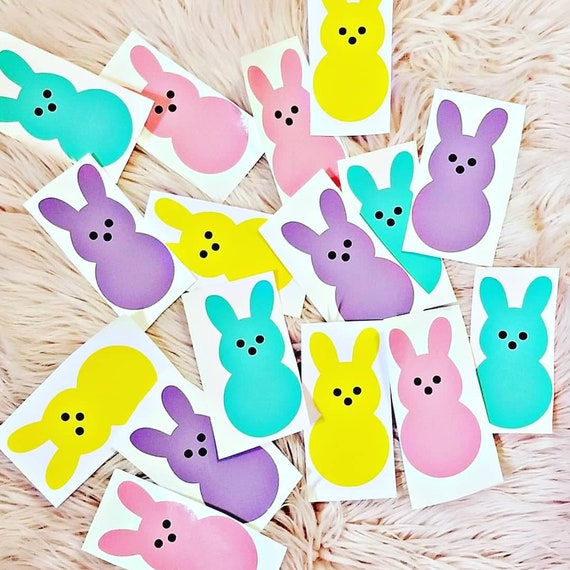 Easter Vinyl Sticker Easter Decals Tumbler Decals Laptop - Etsy