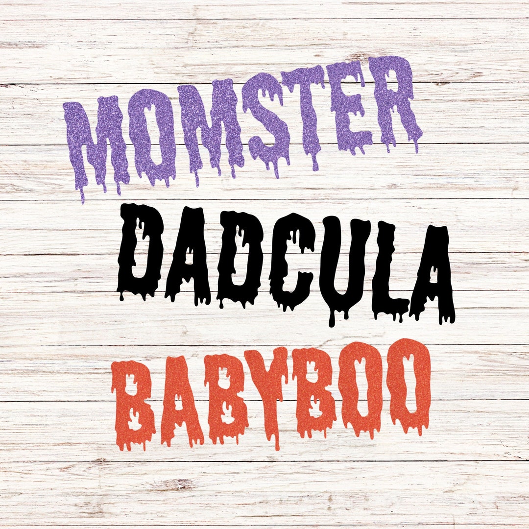 Halloween Iron-on Decal | Spooky Name Iron on | Personalized Name Decal ...