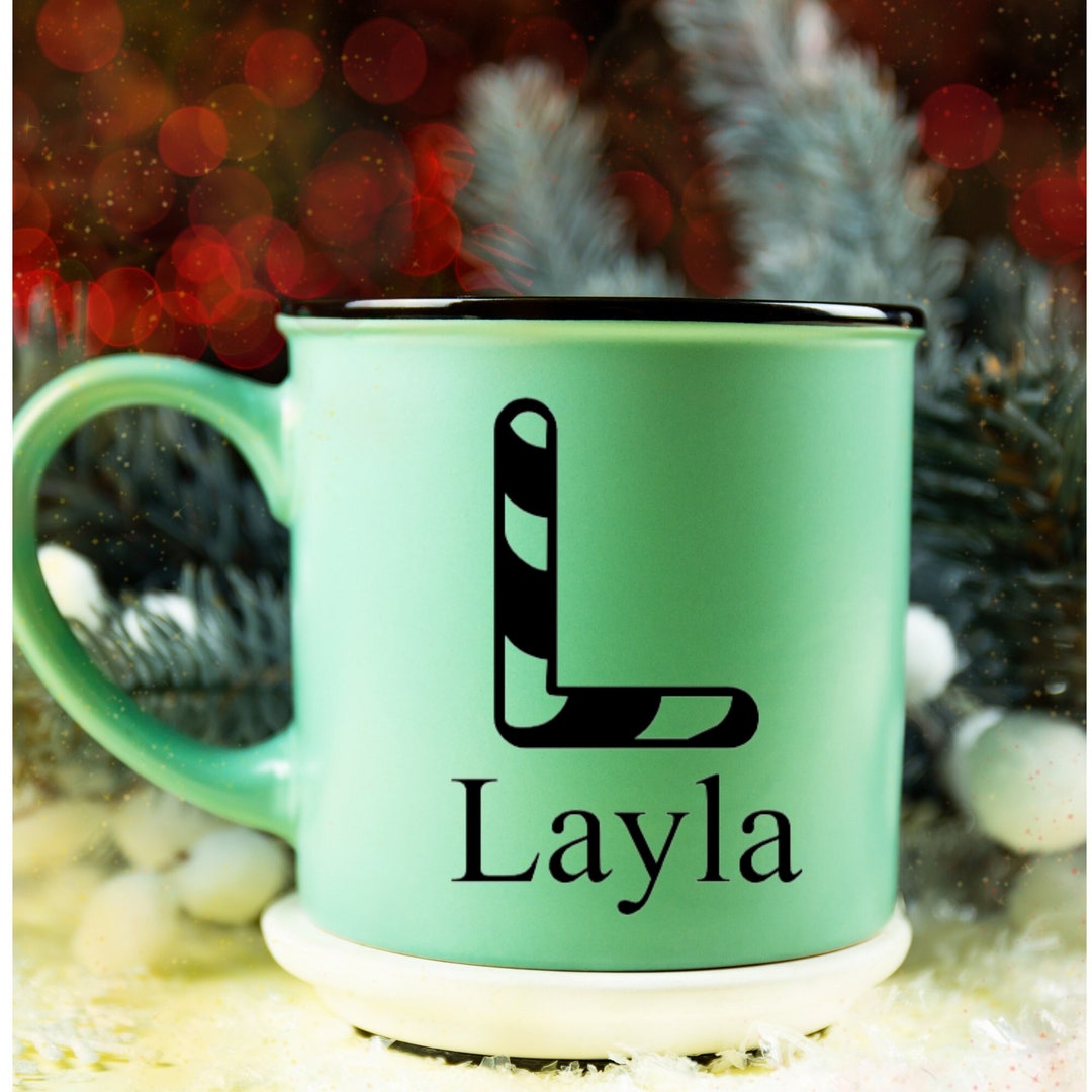 Candy Cane Name Decal | Christmas Gifts | Festive Name Decal | Hot ...