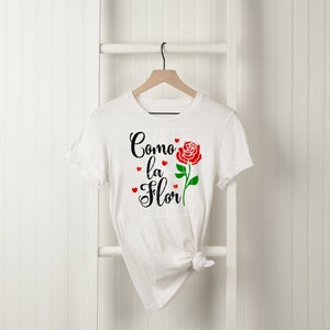 Original Design Latina Shirt | Latina T-shirt | Como La Flor Shirt ...