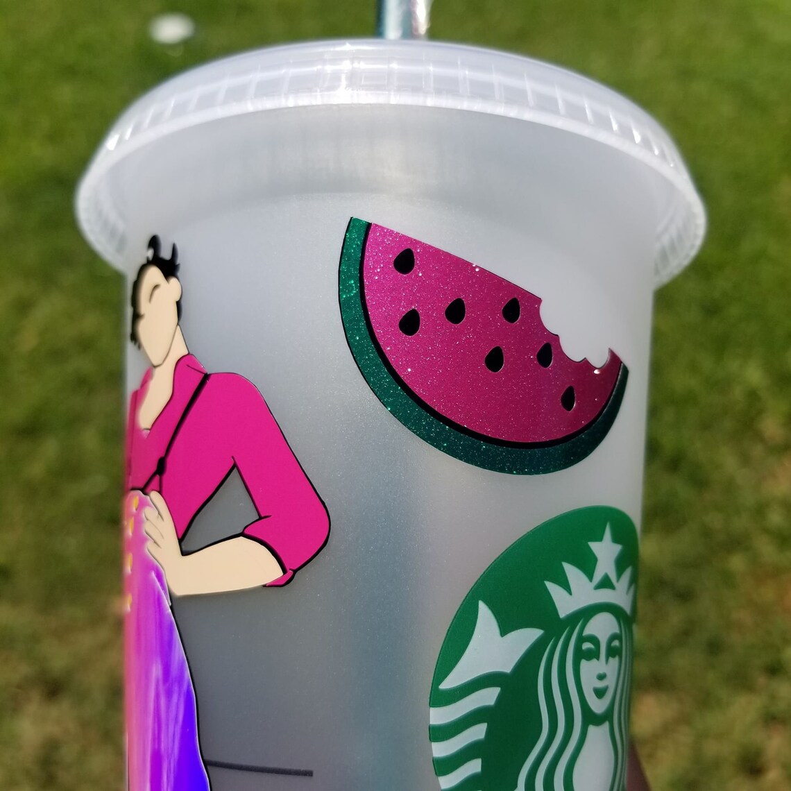 Custom Starbucks Cup Personalized Starbucks Cup Watermelon - Etsy