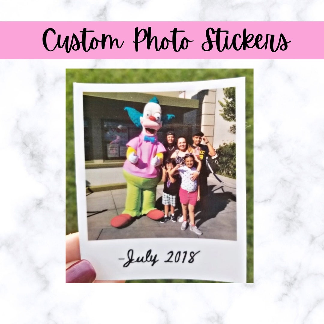 Custom Photo Stickers | Waterproof Stickers | Cute Photo Stickers ...
