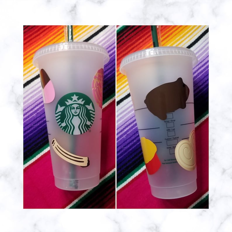 Custom Starbucks Cup Pan Dulce Cup Latina Gifts Sweet | Etsy