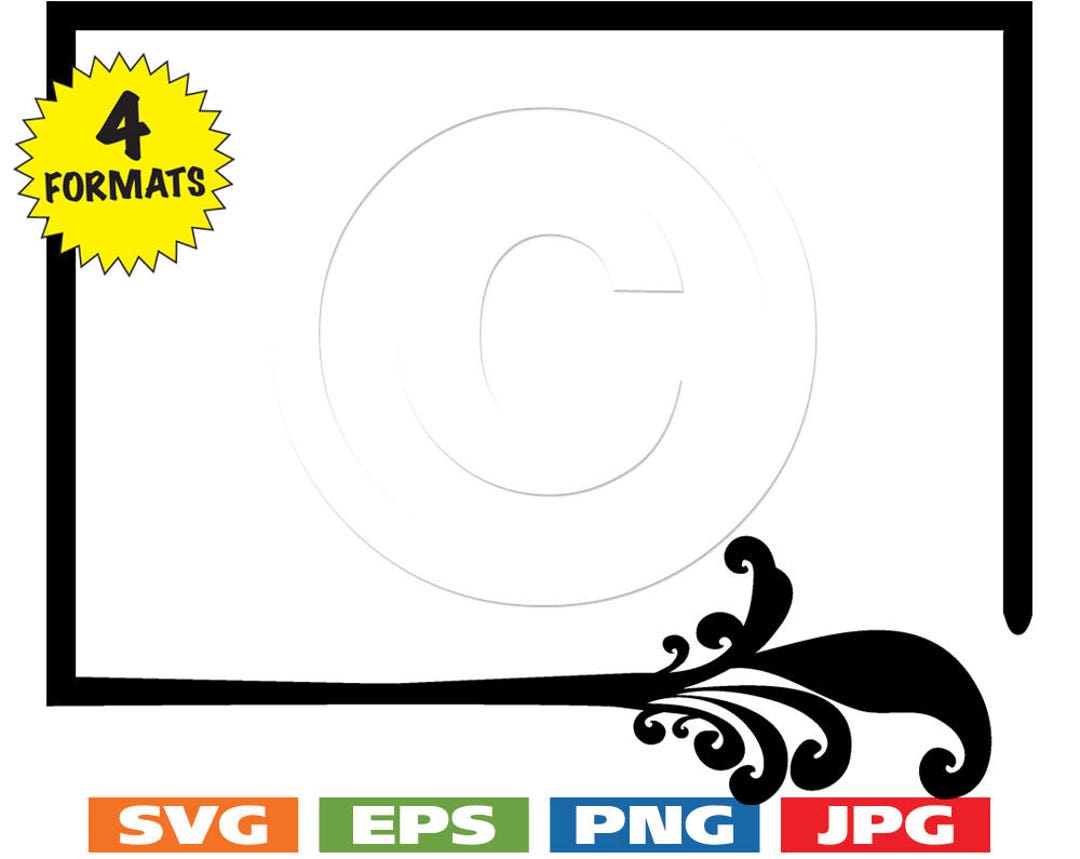 Decorative Rectangular Border-003 Clip Art Image - Svg Cutting File ...