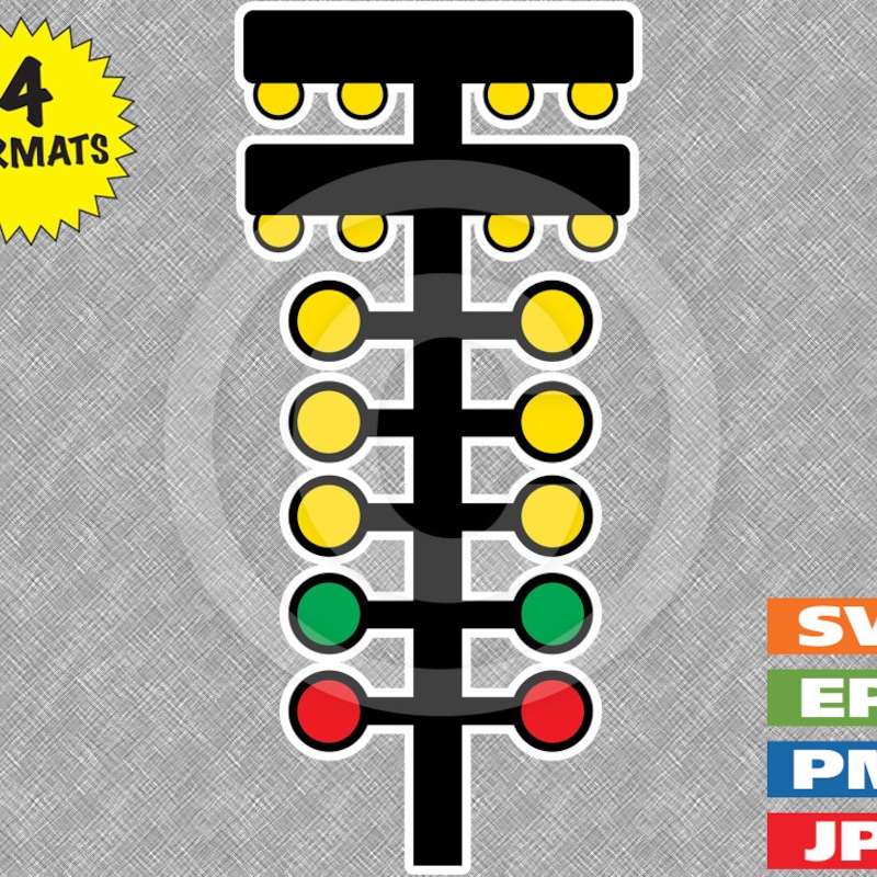 Drag Racing Svg - Etsy
