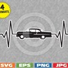 Heartbeat - Drag Racing Tree Image - Svg Cutting File PLUS Eps/vector ...