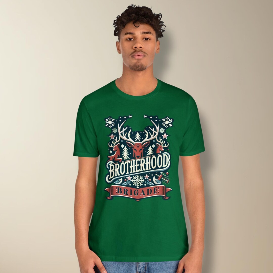 Christmas Brother Tee Brotherly Bond Festive Holiday Wear - Etsy