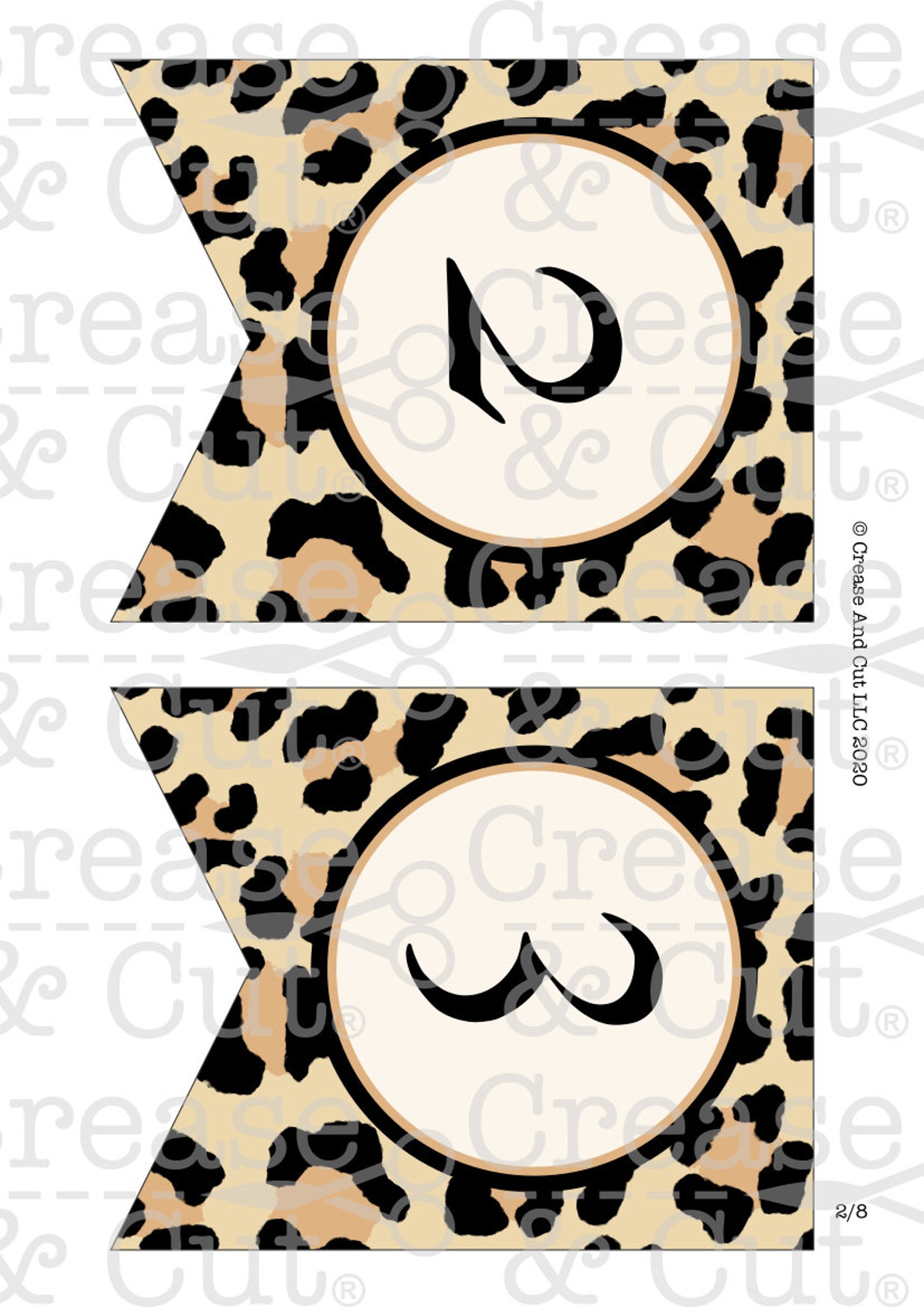 Leopard Print Cheetah Print Birthday Party Decoration Banner - Etsy
