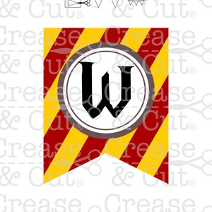 Printable Wizard Gender Reveal Decoration Banner PDF Saying Witch or ...