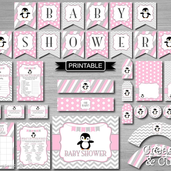Penguin Baby Shower - Etsy