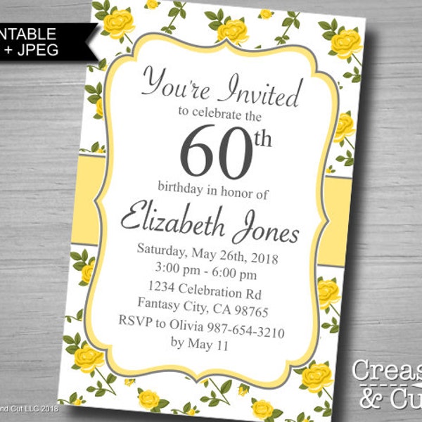 Yellow Birthday - Etsy