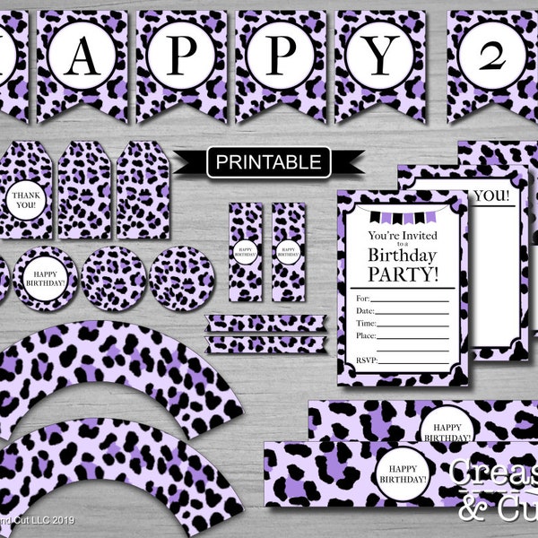 Leopard Party Decorations - Etsy
