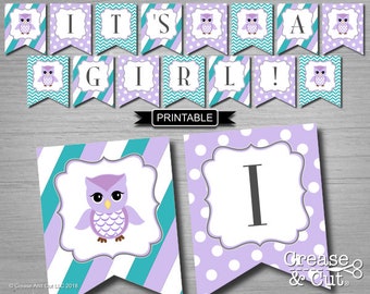 Purple and Green Owl | Etsy