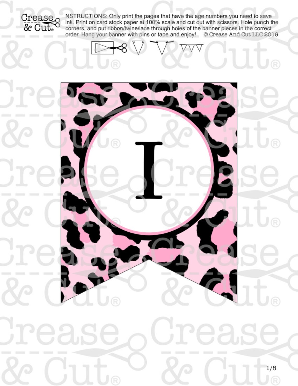 Pink Leopard Print Cheetah Print Birthday Party Decoration | Etsy